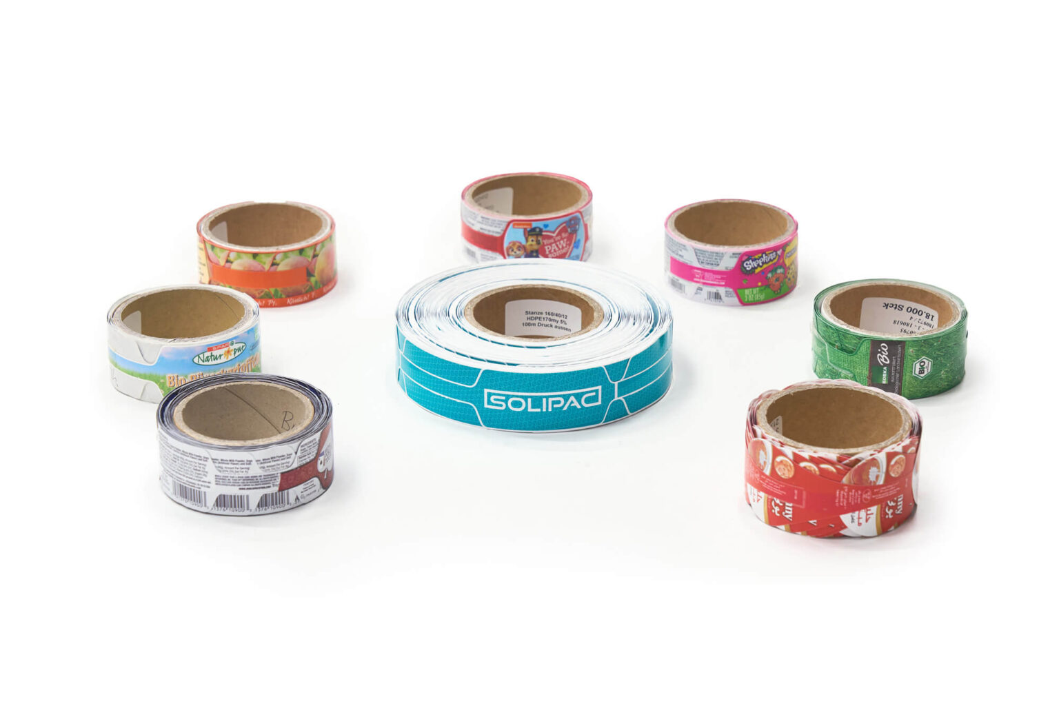 Etiketten und Verschlüsse - Solipac